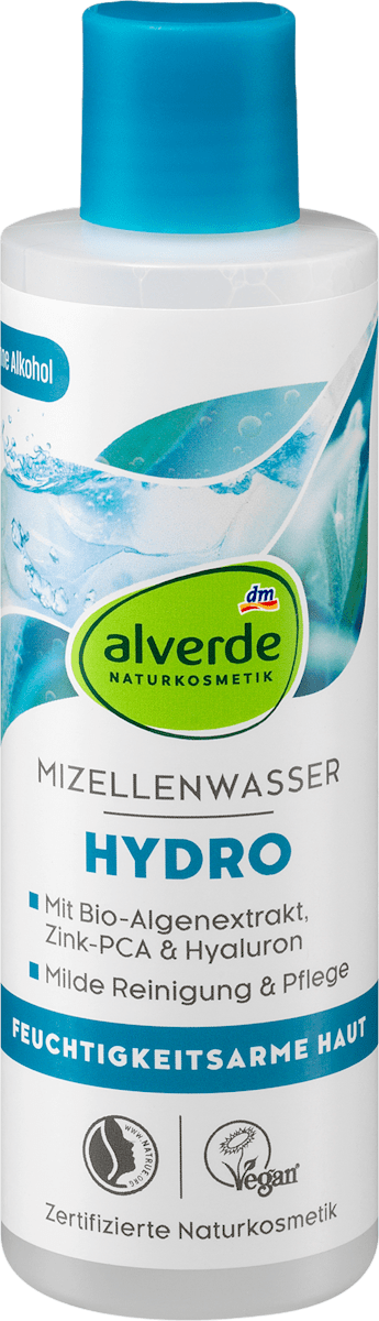 alverde NATURKOSMETIK Mizellenwasser Hydro, 200 ml dauerhaft günstig ...
