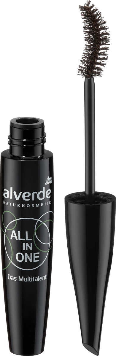 alverde NATURKOSMETIK Mascara All In One Braun, 12 ml dauerhaft günstig ...
