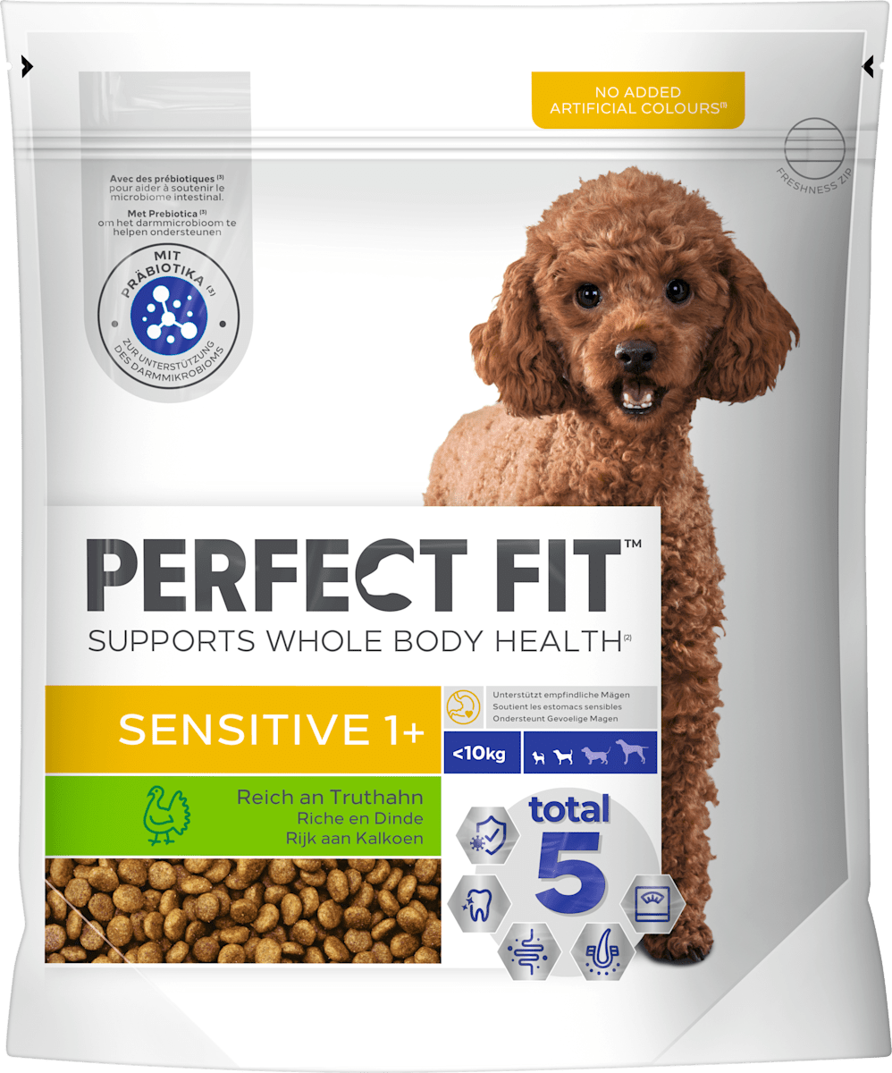 PERFECT FIT Trockenfutter Hund Sensitive mit Truthahn, Adult 1+, 1,4 kg ...