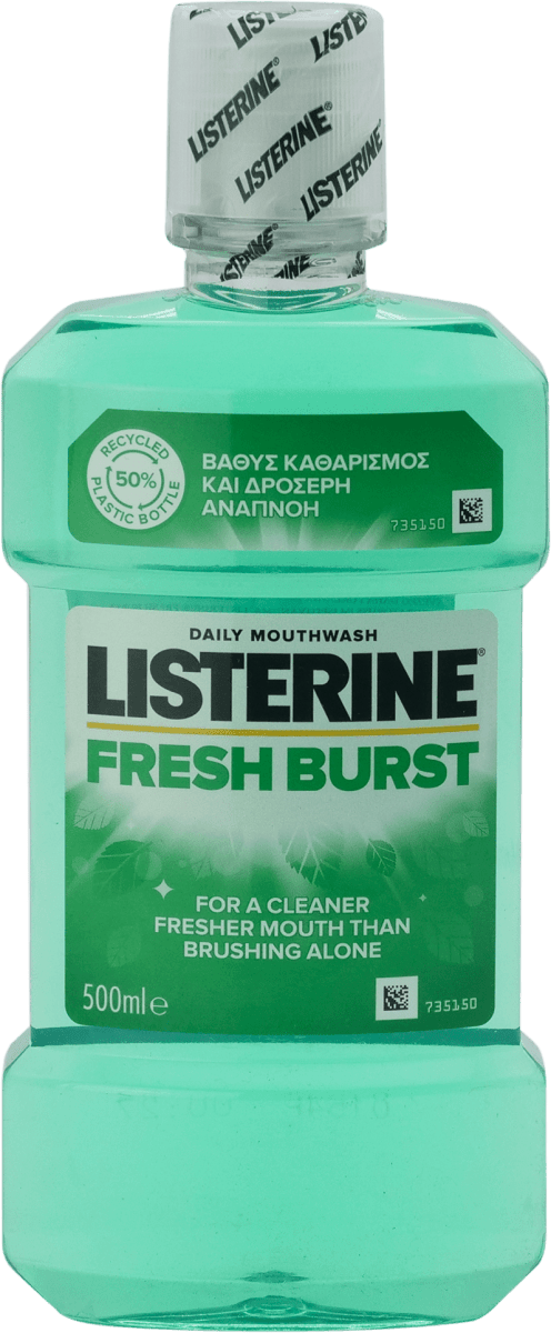 LISTERINE FRESH BURST - tečnost za ispiranje usta, 500 ml | dm.rs