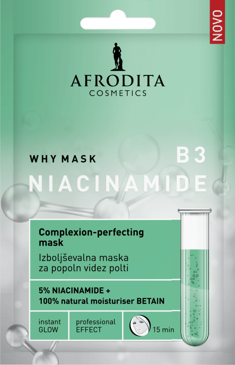 Afrodita WHY MASK NIACINAMIDE B3 Maska za lice, 1 kom | dm.rs