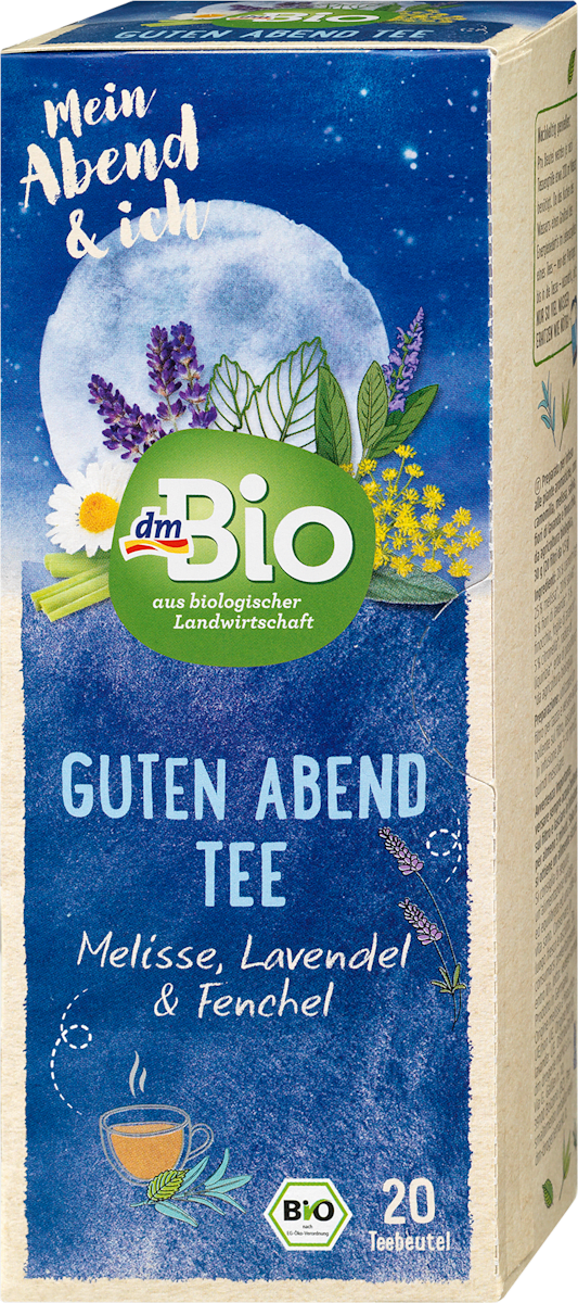 dmBio Kräutertee Guten Abend Tee, 30 g dm Dauerpreis: Immergünstig ...