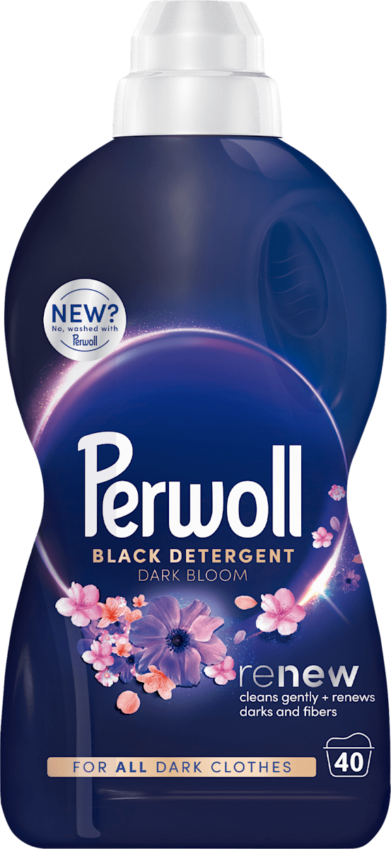 Perwoll Prací gél Renew Black Dark Bloom, 40 PD | mojadm.sk