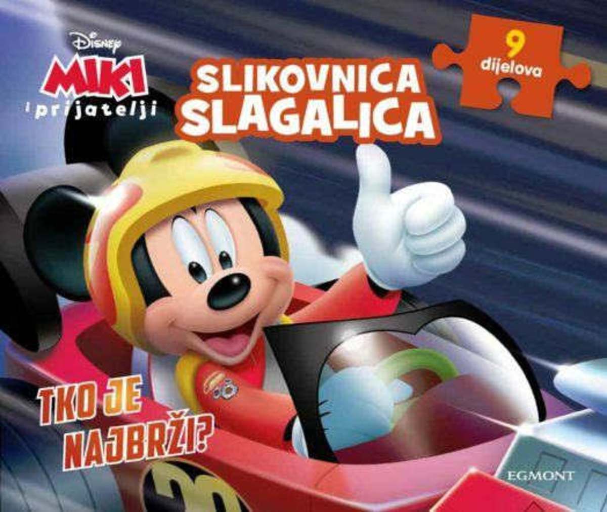 EGMONT Disney Miki i prijatelji Slikovnica Slagalica Tko Je Najbrži?, 1 kom. trajno povoljna ...