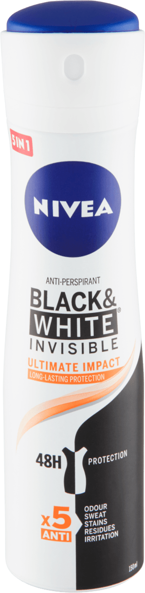 NIVEA Black & White Invisible antiperspirant u spreju, 150 ml | dm.hr