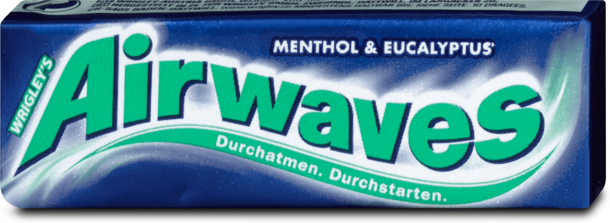 Airwaves Airwaves žvakaća guma - mentol i eukaliptus, 14 g | dm ...