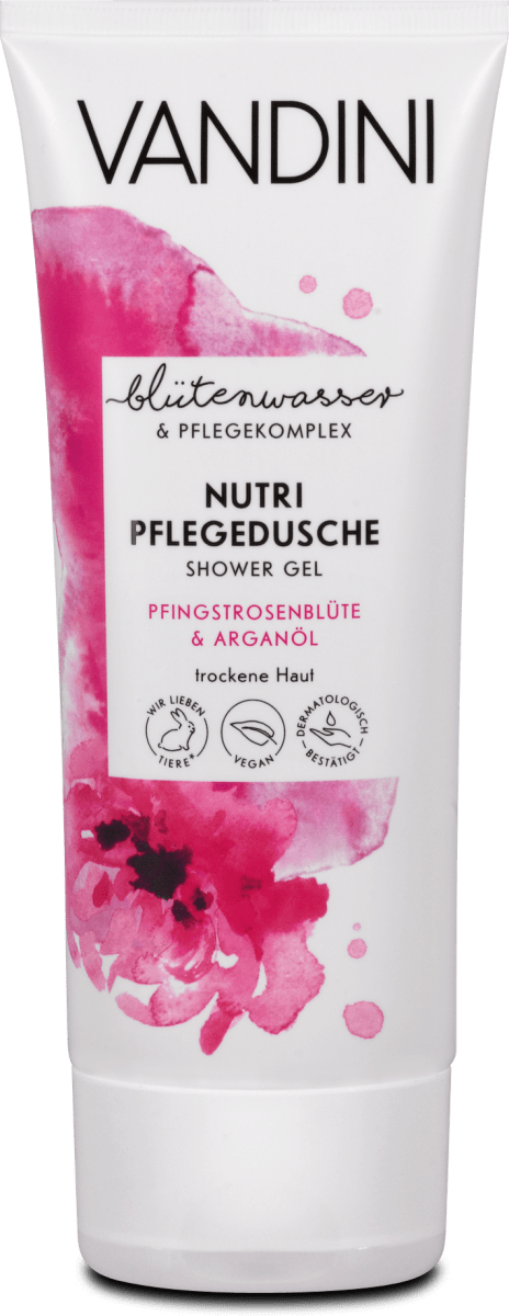 VANDINI Duschgel Pfinstrosenblüte & Arganöl, 200 ml | dm.at