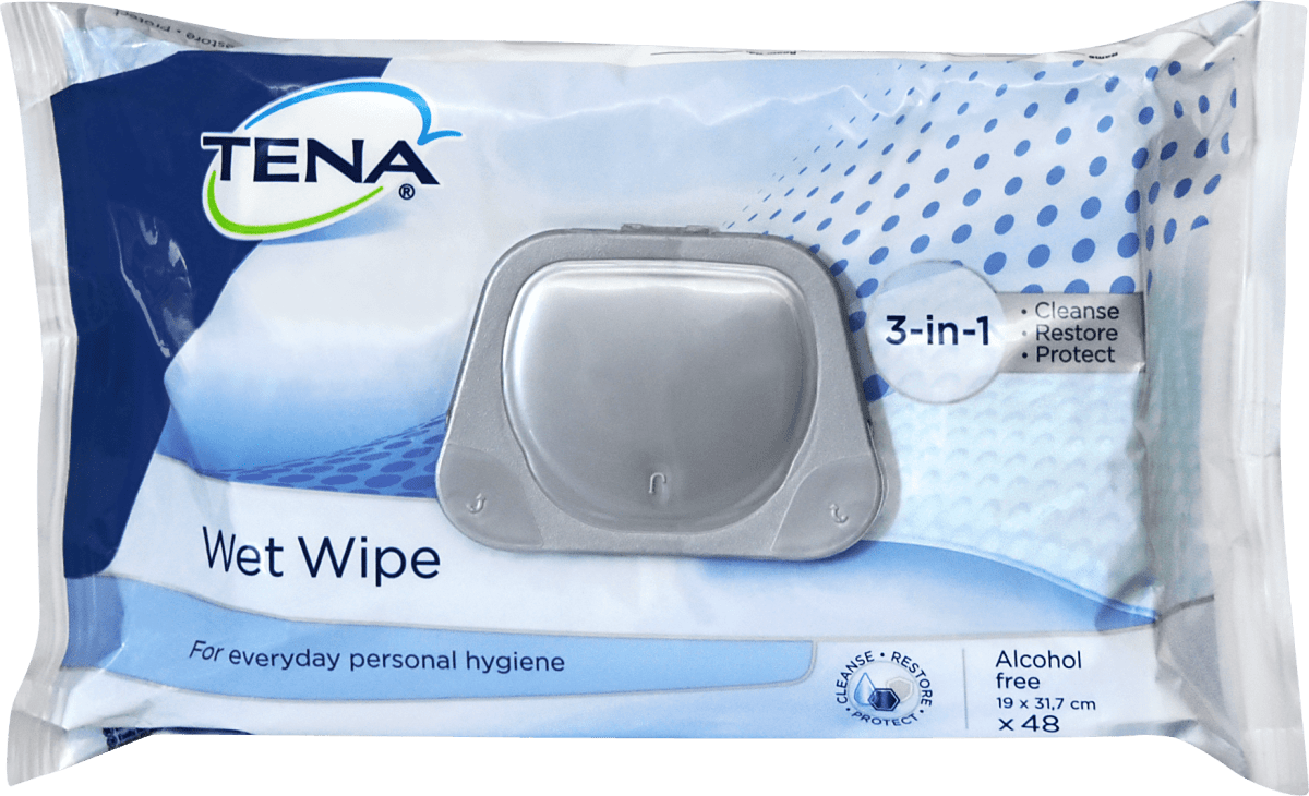 TENA 3-in-1 feuchte Tücher, 48 St | dm.at