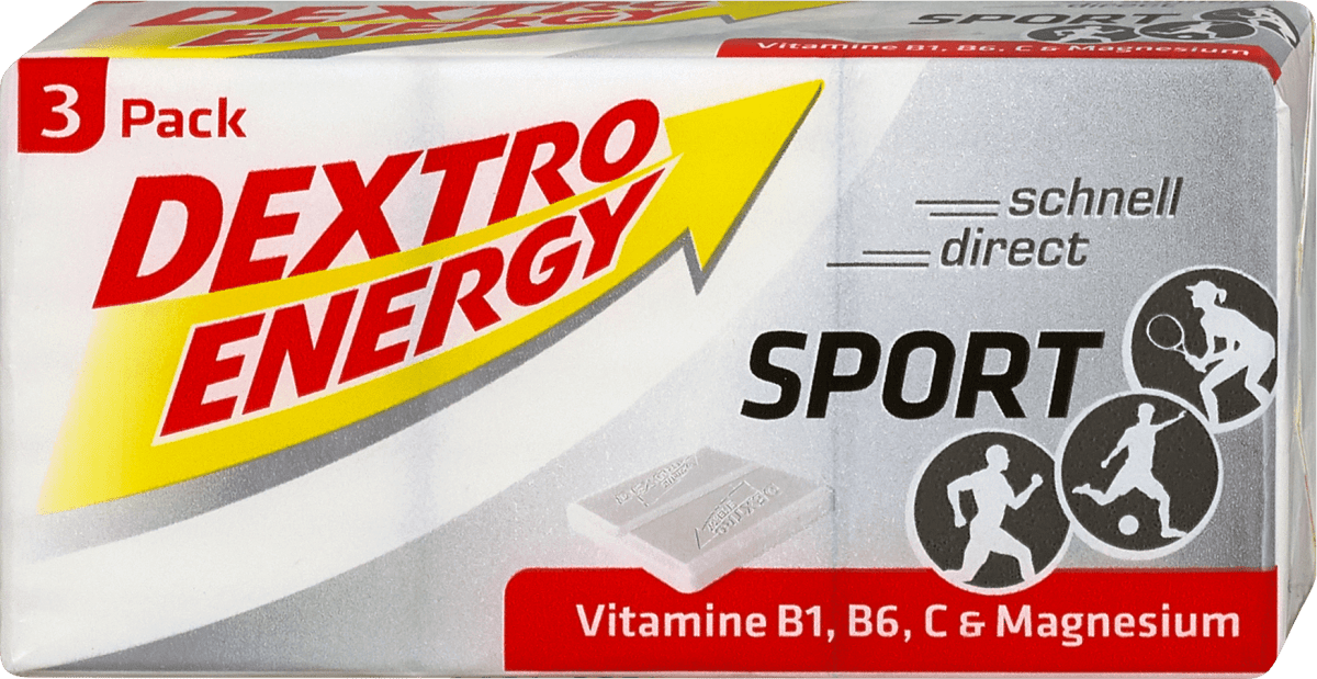 DEXTRO ENERGY Traubenzucker Energy Sport 3er Pack, 138 g | dm.at
