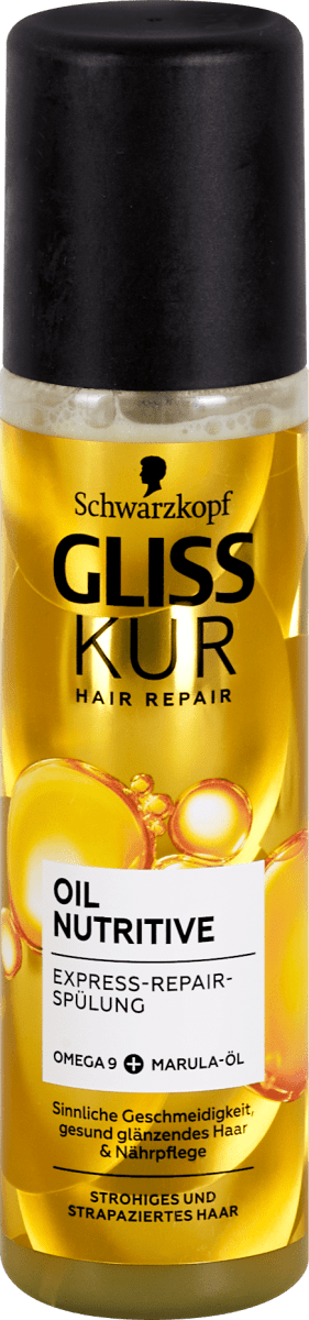 Schwarzkopf GLISS Hair Repair Express-Repair-Spülung Oil Nutritive, 200 ...