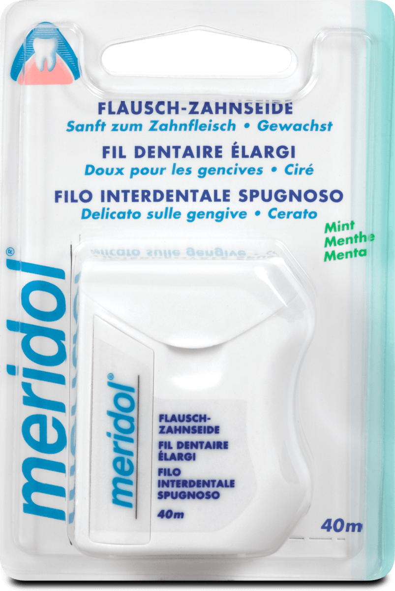 meridol Zahnseide Flausch gewachst, 40 m | dm.at