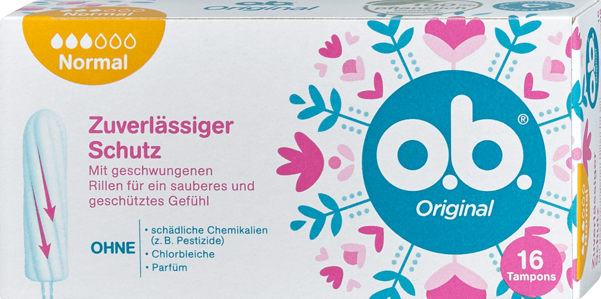 o.b. Tampons Original Normal, 16 St | dm.at