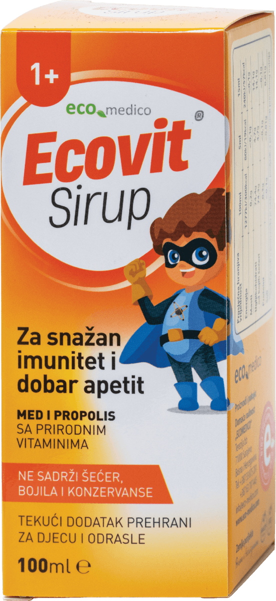 eco medico Ecovit sirup za snažan imunitet i dobar apetit, 100 ml | dm ...