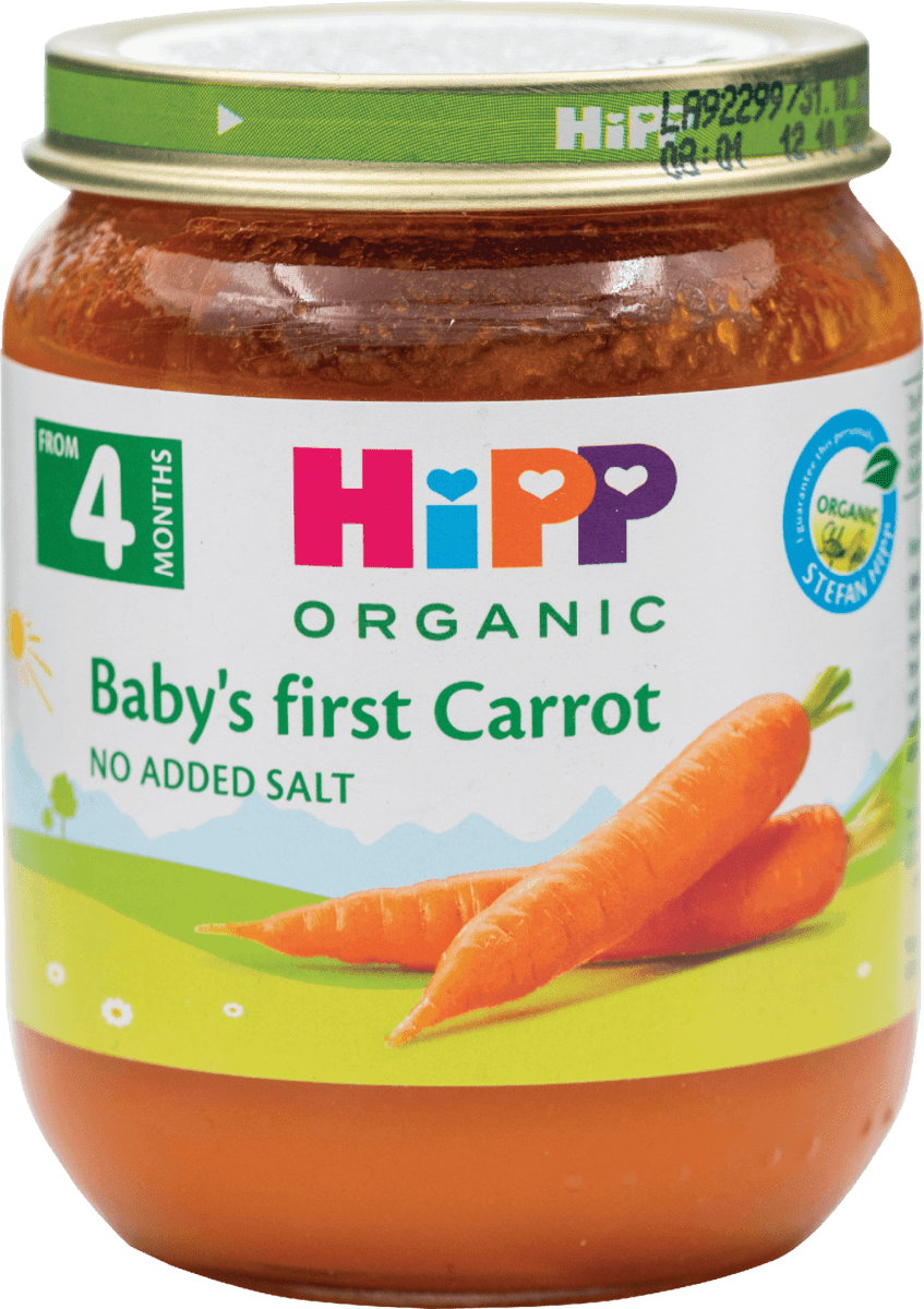 HiPP BIO kašica za bebe s mrkvom, 4+, 125 g | dm-drogeriemarkt.ba