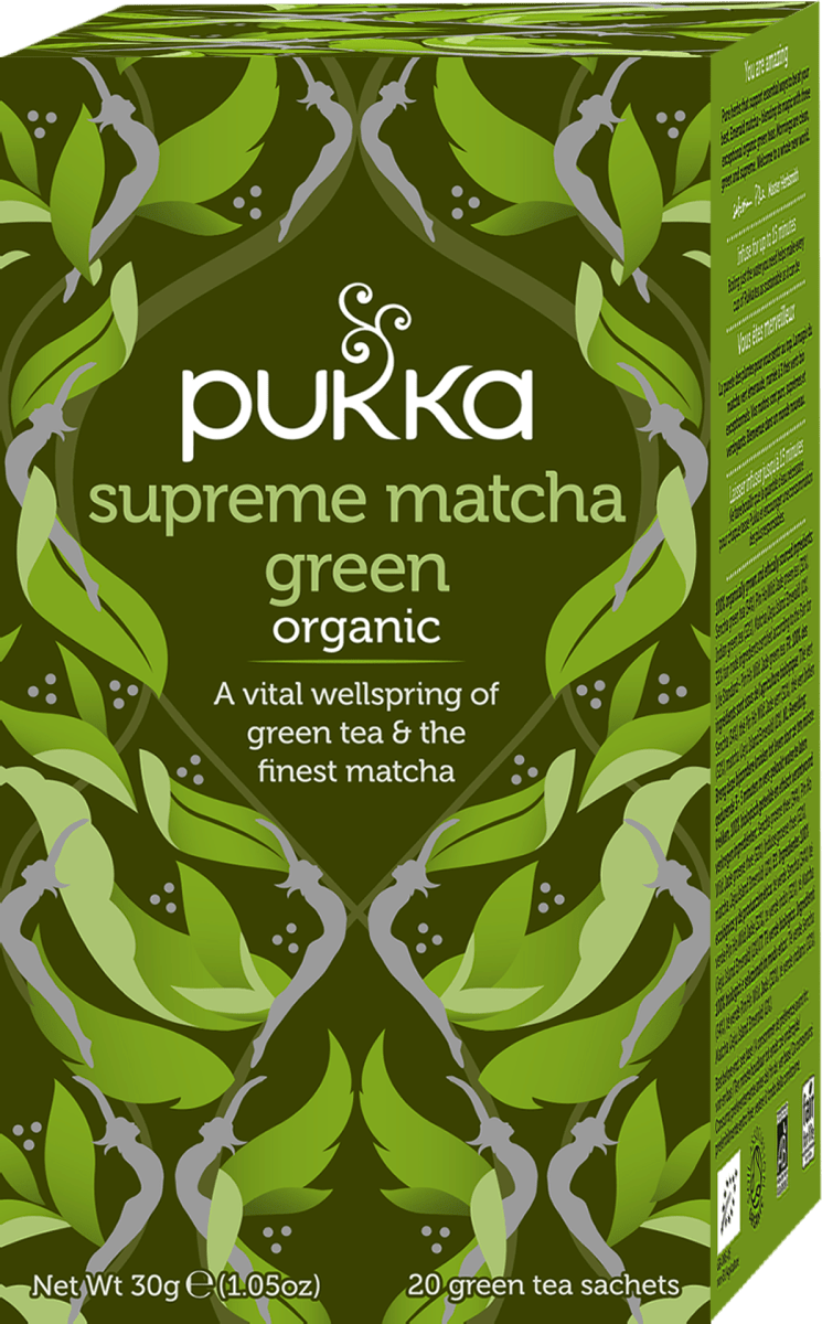 pukka Tè verde Supreme Matcha Green, 30 g | dm Italia