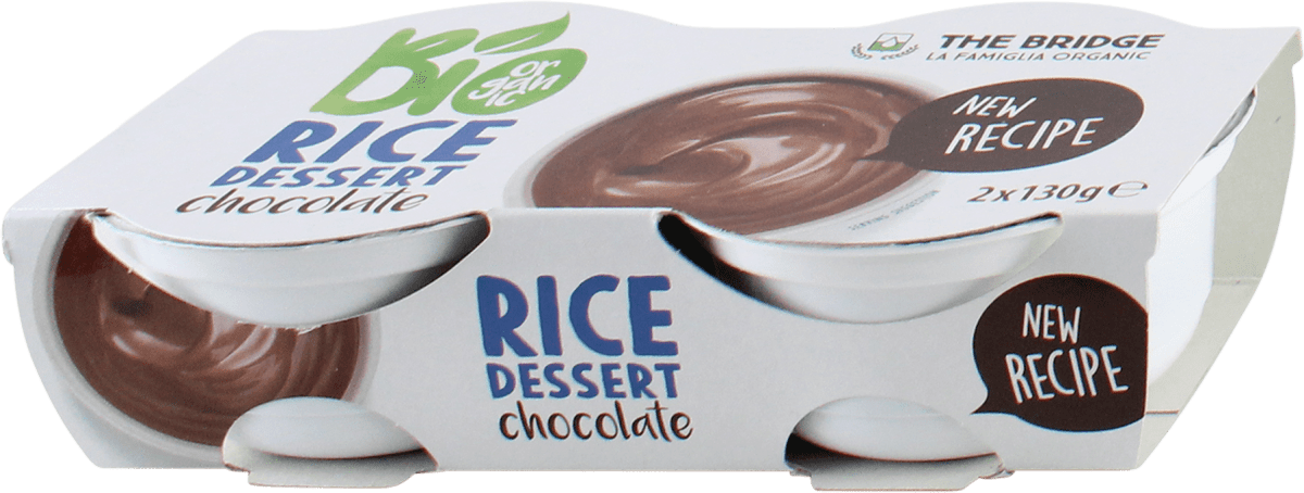 The Bridge Dessert biologico di riso al cioccolato, 260 g | dm Italia