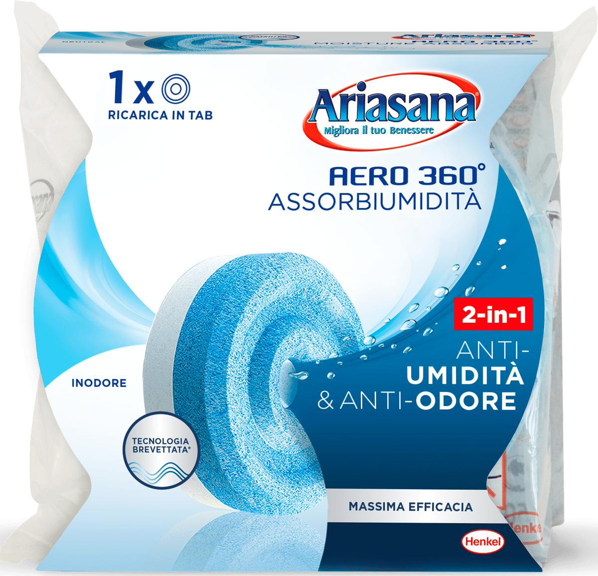 Rubson Aero 360 Recharge Ricariche Assorbiumidità Aero 360° Tab 450 Gr ...