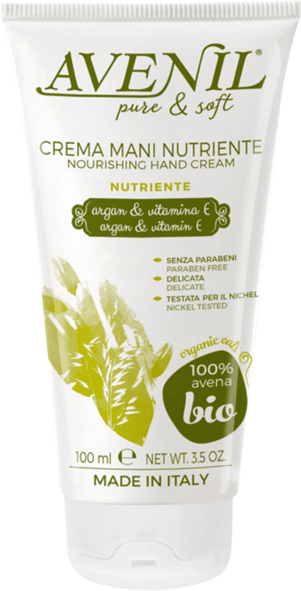 Avenil Crema mani nutriente con argan e vitamina E, 100 ml | dm Italia