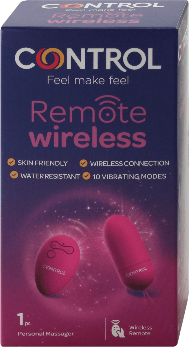 CONTROL Mini-vibratore Remote wireless, 1 pz | dm Italia