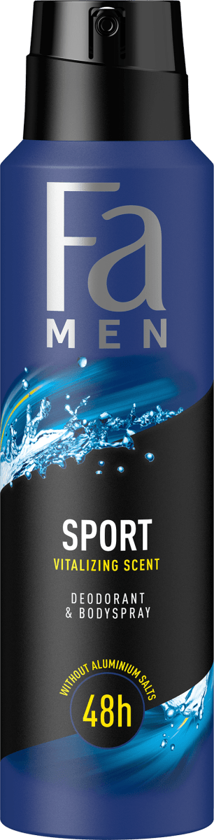 Fa Men Дезодорант Sport Green Citrus Scent, 150 ml Пазарувайте трайно ...