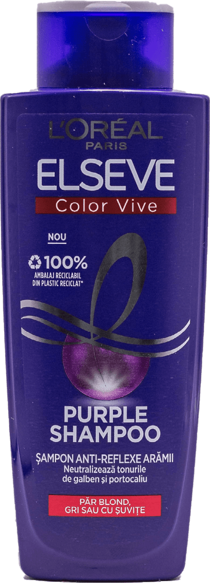 L'ORÉAL PARiS ELSEVE Şampon de păr color vive purple, 200 ml | dm.ro