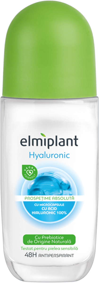 Elmiplant Deodorant antiperspirant roll on hyaluronic, 50 ml | dm.ro