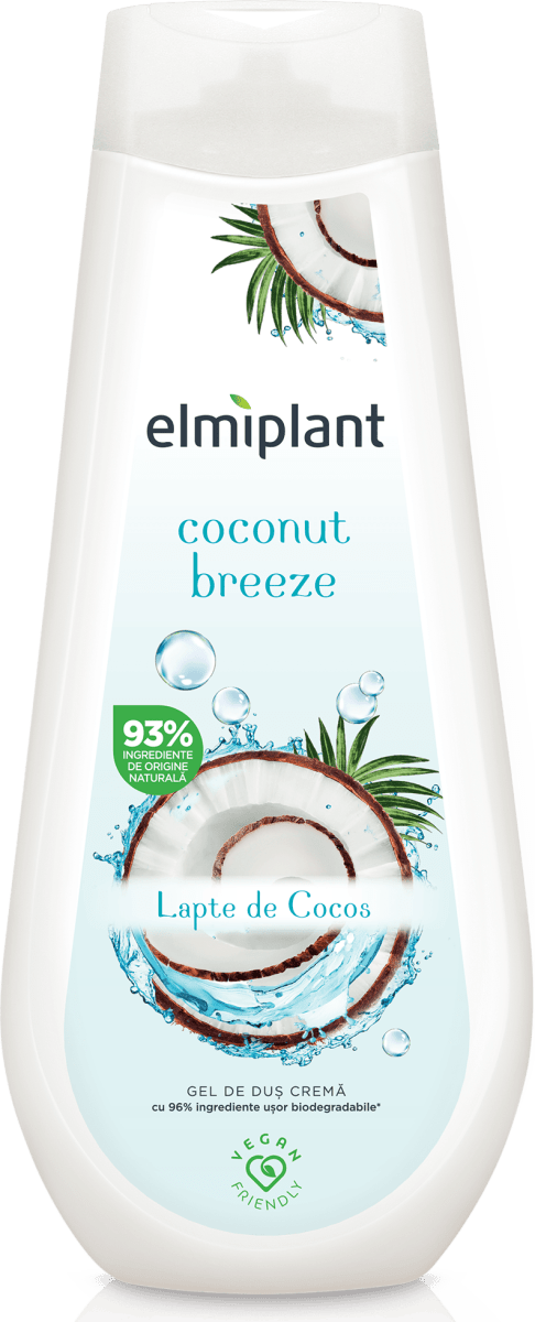 Elmiplant Gel de duș cremă Coconut Breeze, 750 ml | dm.ro