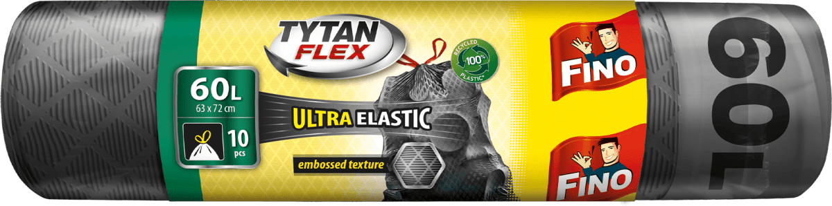 FINO Tytan Flex - kese za smeće, 60l, 10 kom | dm.rs