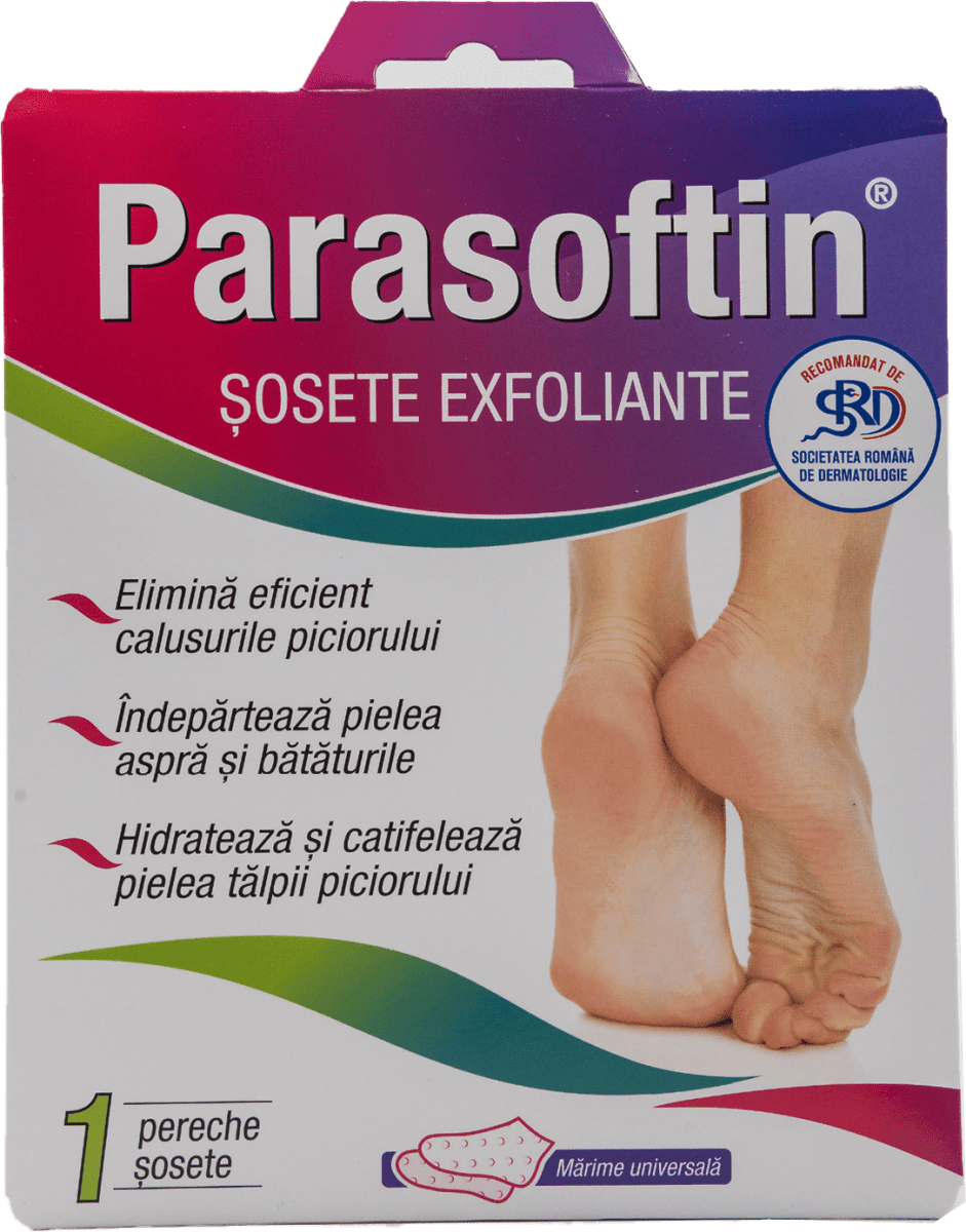 Parasoftin Șosete exfoliante, 1 buc | dm.ro