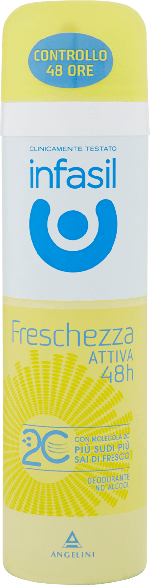 infasil Deodorante spray Freschezza Attiva 48h, 150 ml | dm Italia
