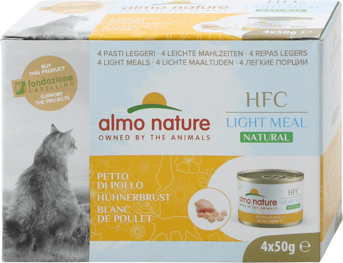 almo nature Cibo per gatti HFC Light Meal Natural con petto di pollo ...
