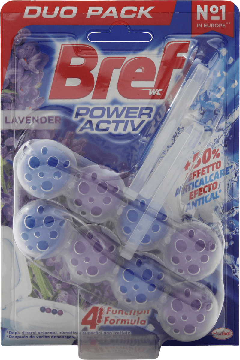 Bref Tabs WC Power Activ lavanda, 100 g | dm Italia