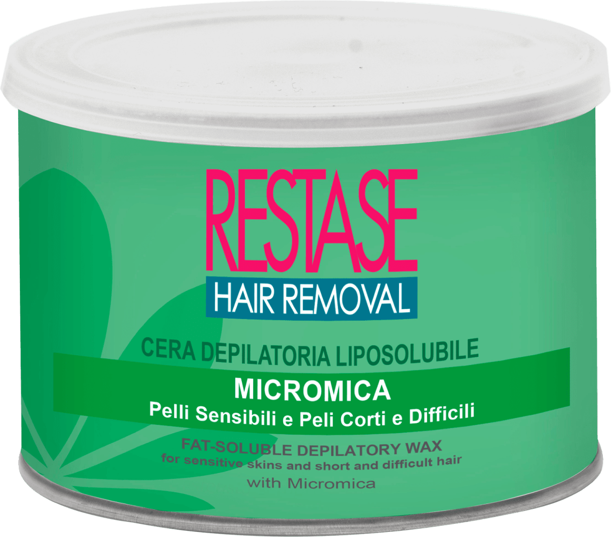RESTASE Cera depilatoria liposolubile con micromica, 400 ml | dm Italia
