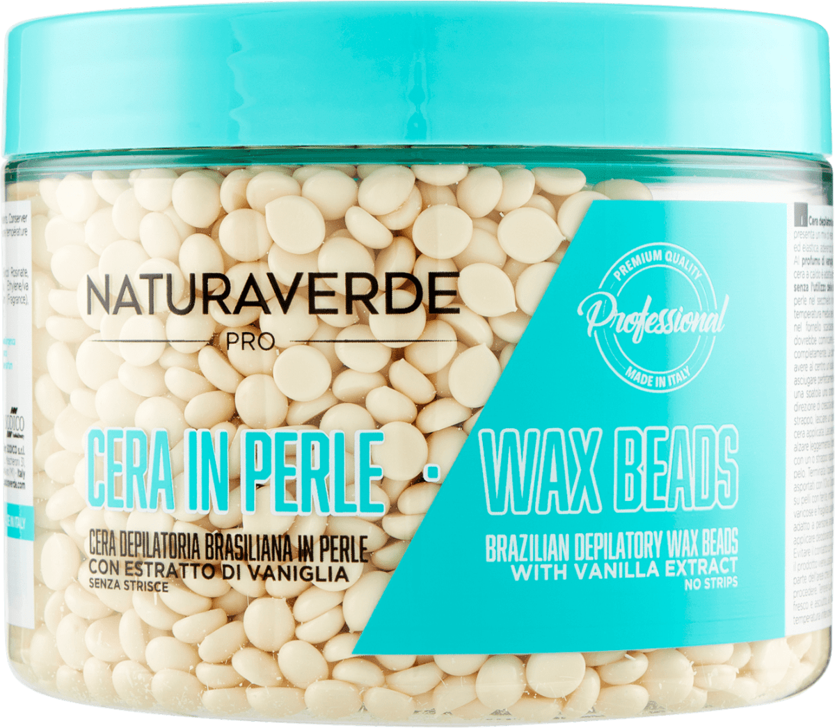 NATURAVERDE PRO Cera in perle, 250 g | dm Italia