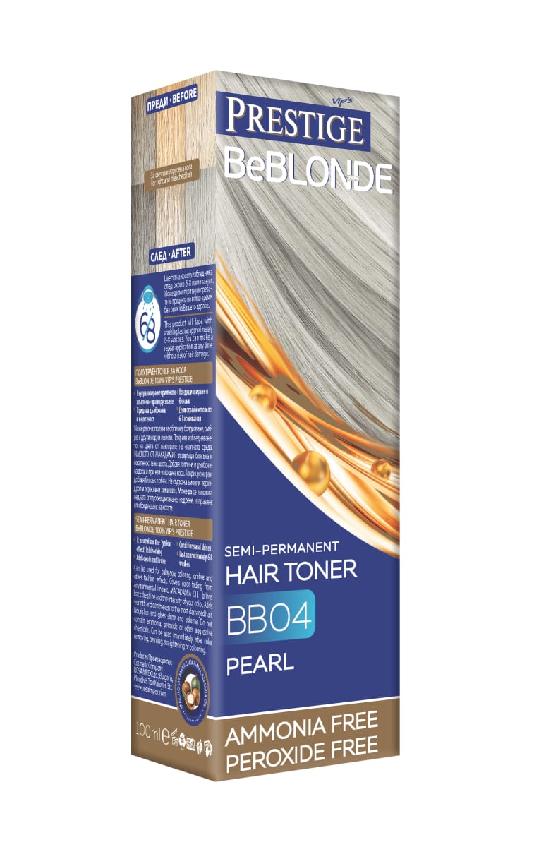 PRESTIGE Тонер за коса BB04 Pearl, 1 бр. | dm България