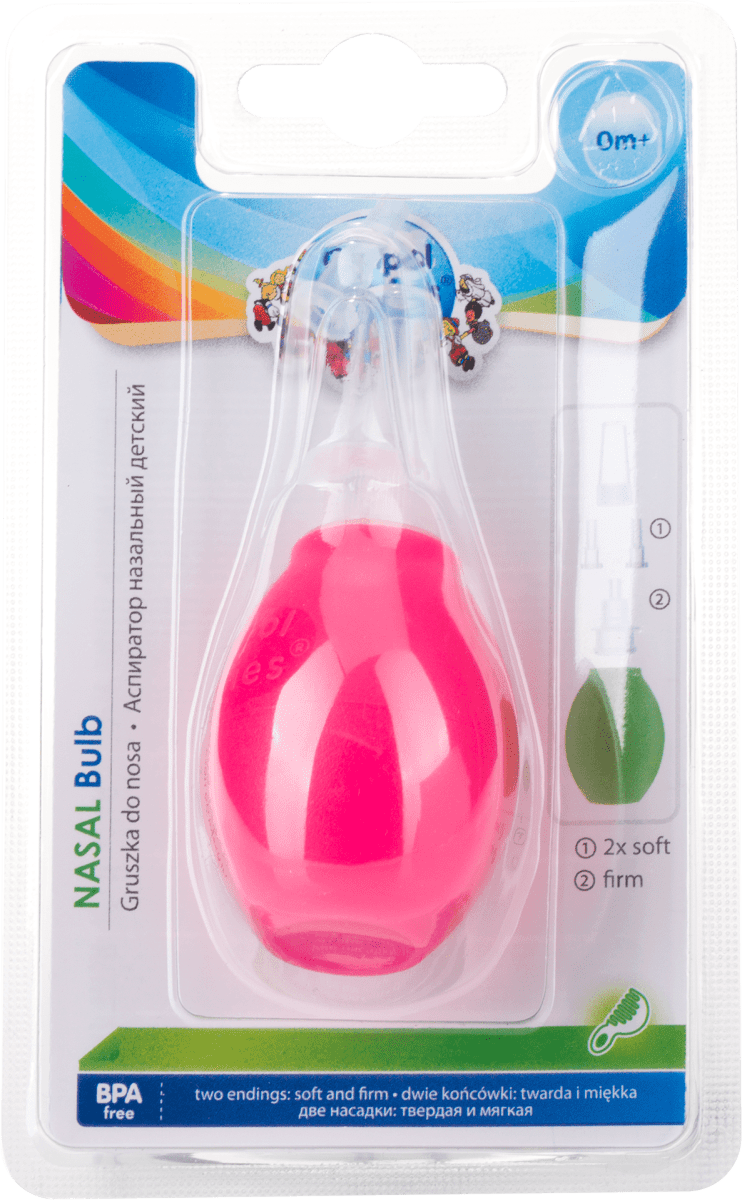 Canpol babies Аспиратор за нос, 0+м, различни цветове/мотиви, 1 бр ...