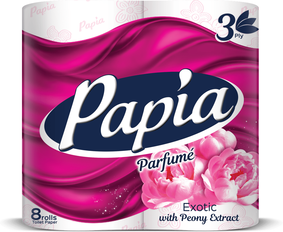 Papia 3-пластова тоалетна хартия Exotic, 8 бр. | dm България