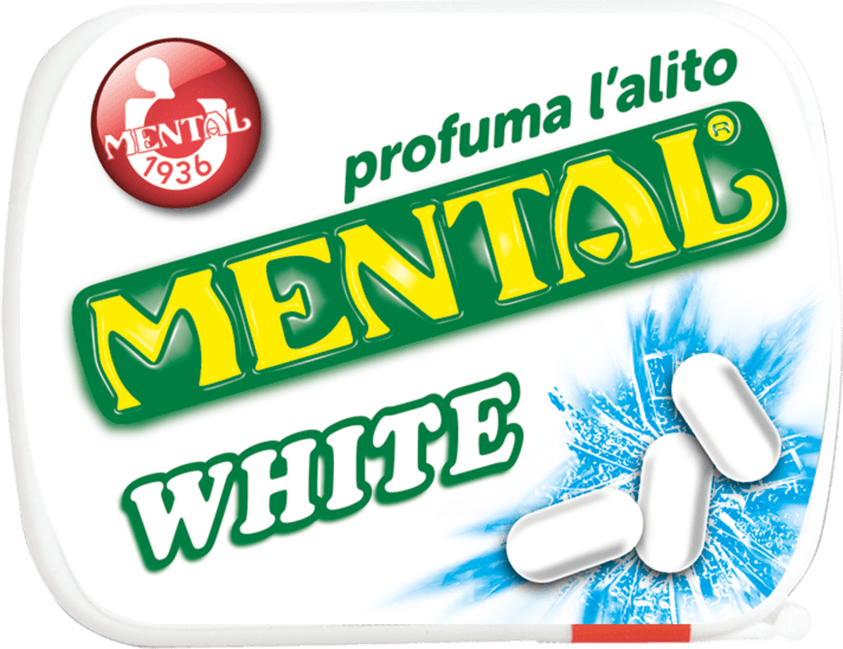 MENTAL Pasticche alla menta e liquirizia, 17 g | dm Italia