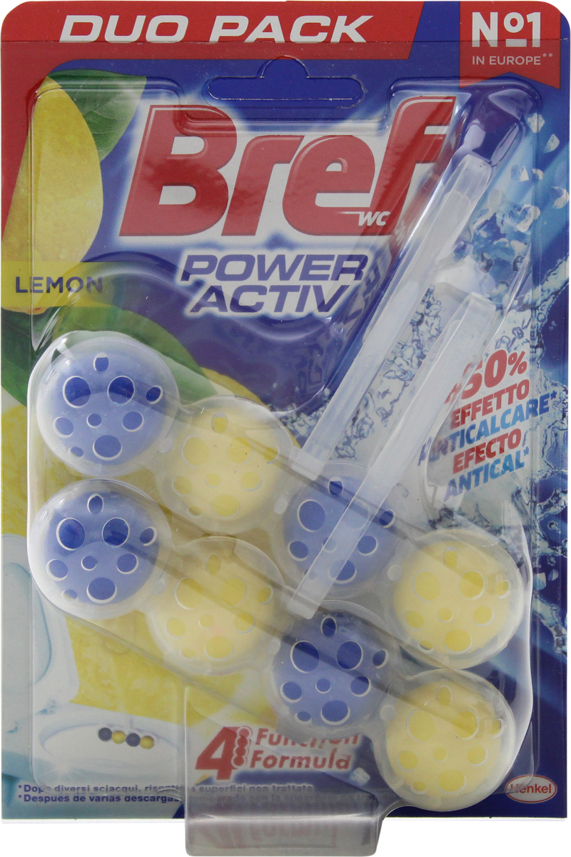Bref Tabs WC Power Activ Duo limone, 100 g | dm Italia