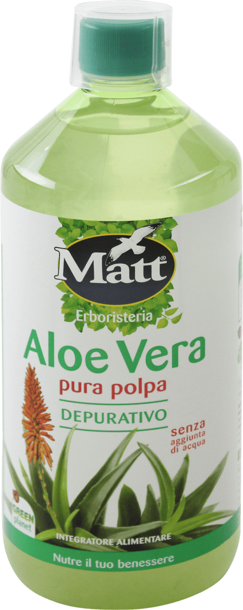 Matt Aloe vera pura polpa, 1 l | dm Italia