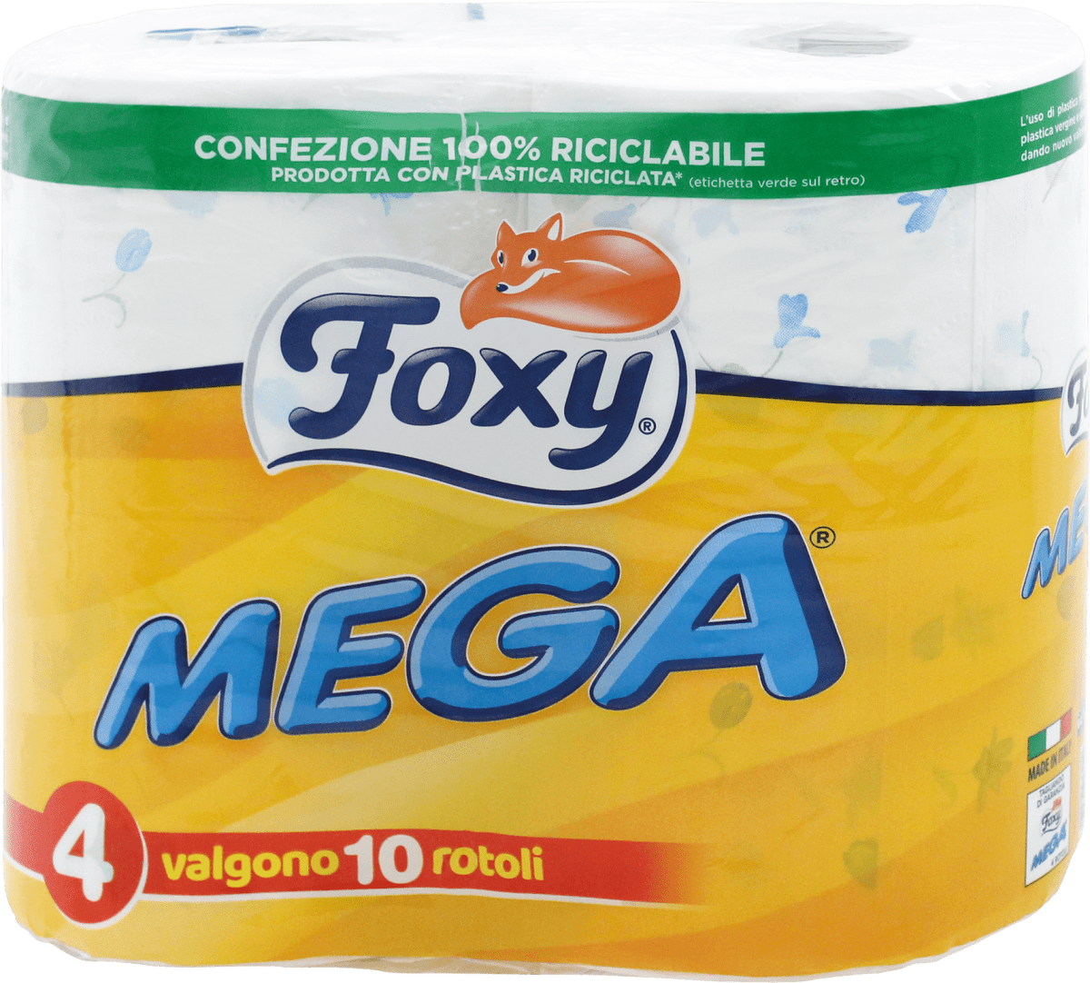 Foxy Carta igienica Mega, 4 pz | dm Italia