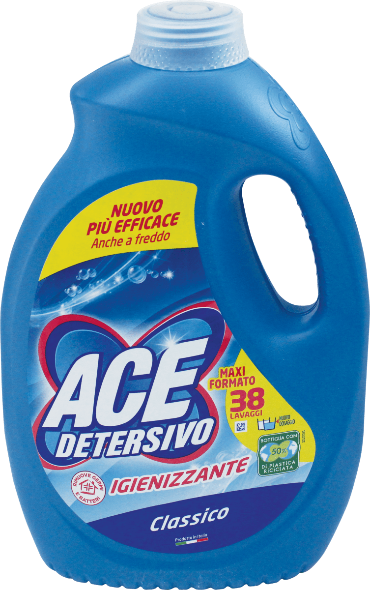 ACE Detersivo igienizzante classico, 1,9 l | dm Italia