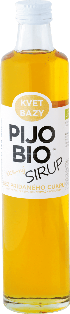 PIJO BIO Bio 100 %-ný sirup Kvet Bazy, 500 ml | mojadm.sk