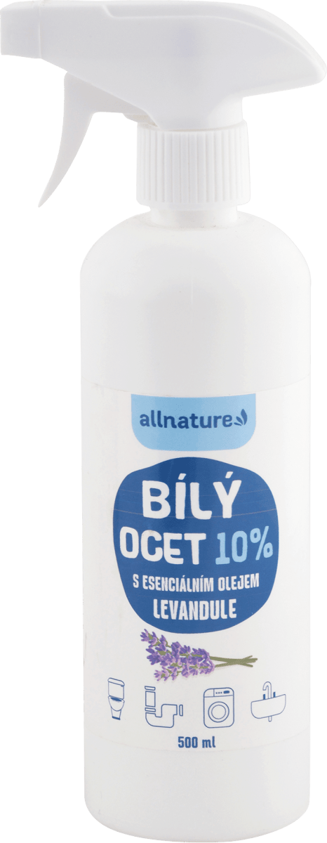 Allnature Biely ocot 10% v spreji s esenciálnym olejom levandule, 500 ...