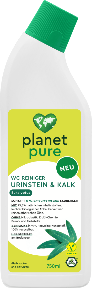 Planet Pure WC Reiniger Urinstein & Kalk Eukalyptus, 750 ml | dm.at