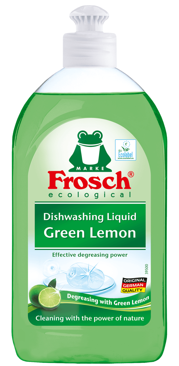 Frosch Препарат за миене на съдове Green Lemon 500 Ml Dm България