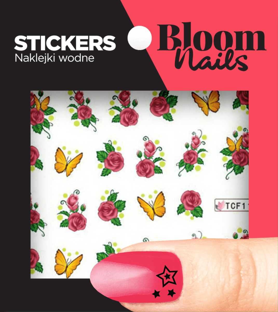 Bloom nails Картинки за нокти с рози и пеперуди, 1 бр. | dm България