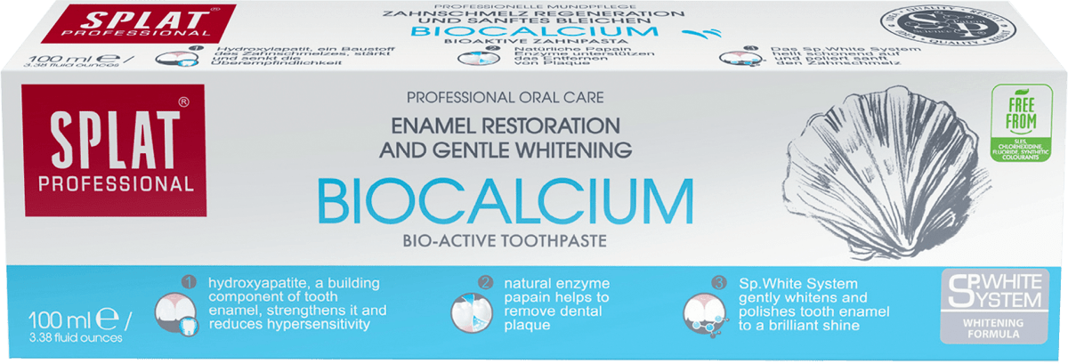 SPLAT PROFESSIONAL Паста за зъби Professional Biocalcium, 100 ml | dm ...