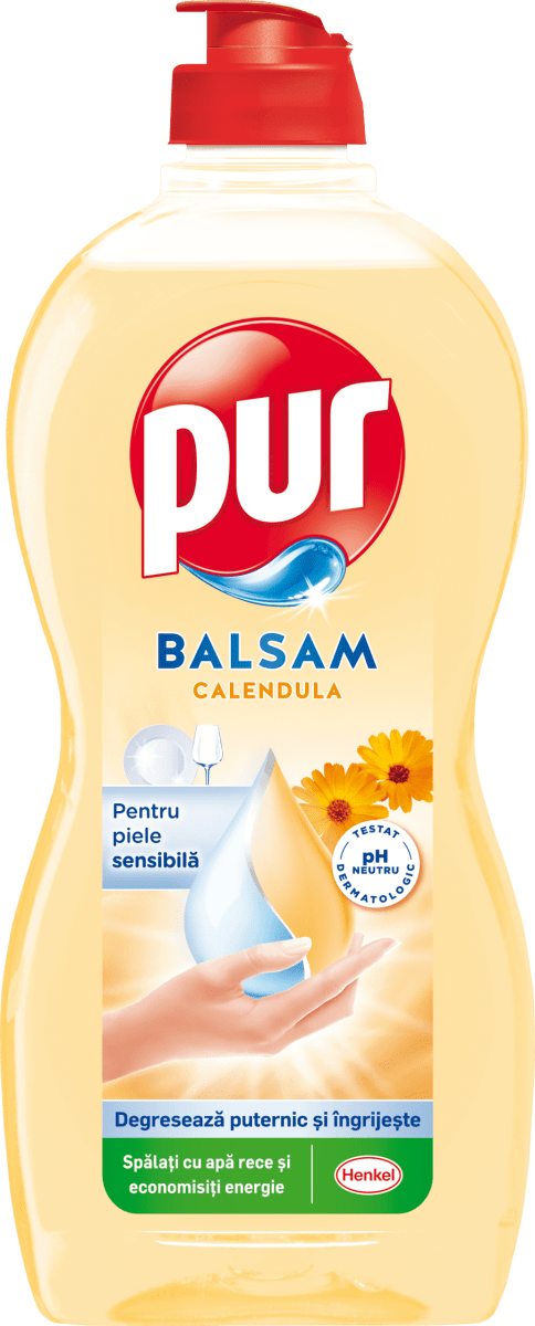 Pur Препарат за миене на съдове с невен 450 Ml Dm България