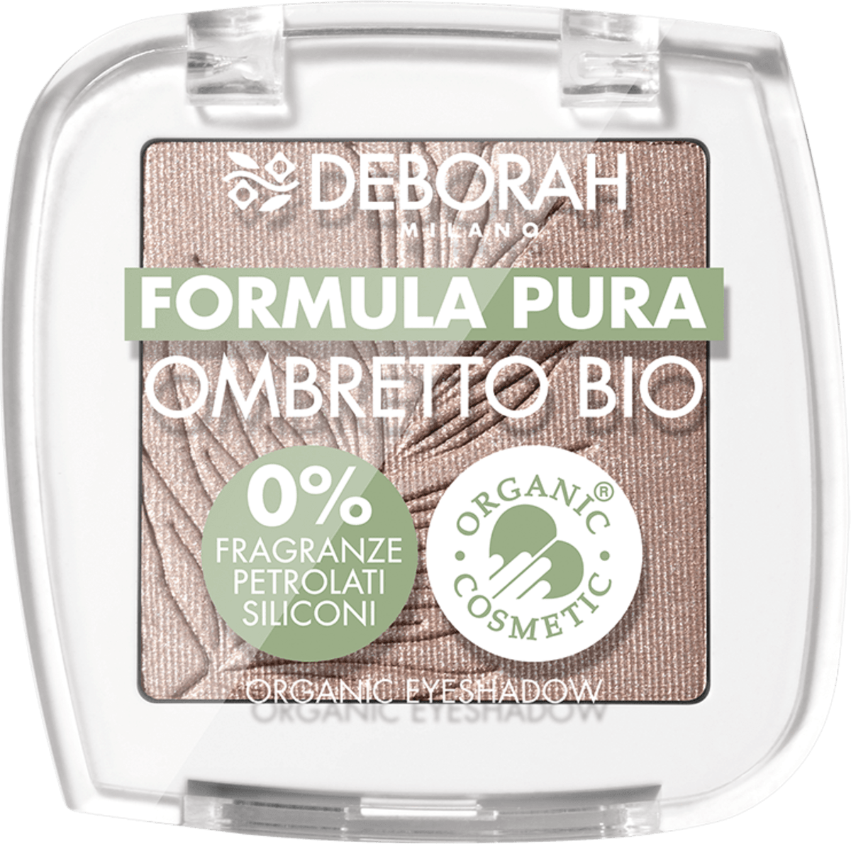 DEBORAH MILANO Ombretto mono bio Formula Pura - n. 07, 1 pz | dm Italia